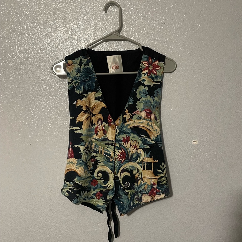 Rag Retro Artwork Vest - Gem